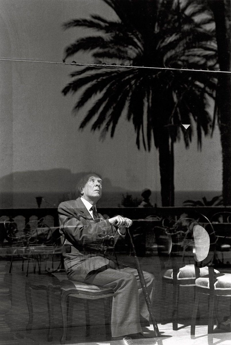 Photographs of Jorge Luis Borges in Palermo, 1984, by Ferdinando ...