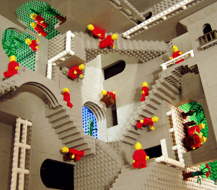 Escher on video and in Lego form – Séamus Sweeney